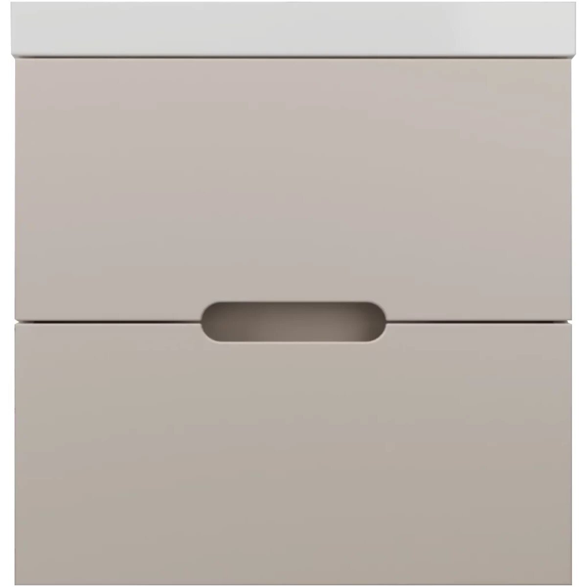 Тумба без раковины подвесная 60 см Style Line Матис ЛС-00002310 кремовый матовый