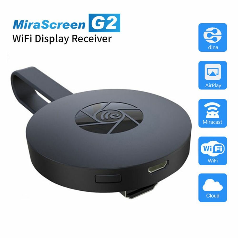 WiFi ТВ-ресивер 1080p Беспроводной HDMI-дисплея адаптер 2.4G MiraScreen Cast зеркальное отображение DLNA Airplay Miracast для iOS, Android, Windows