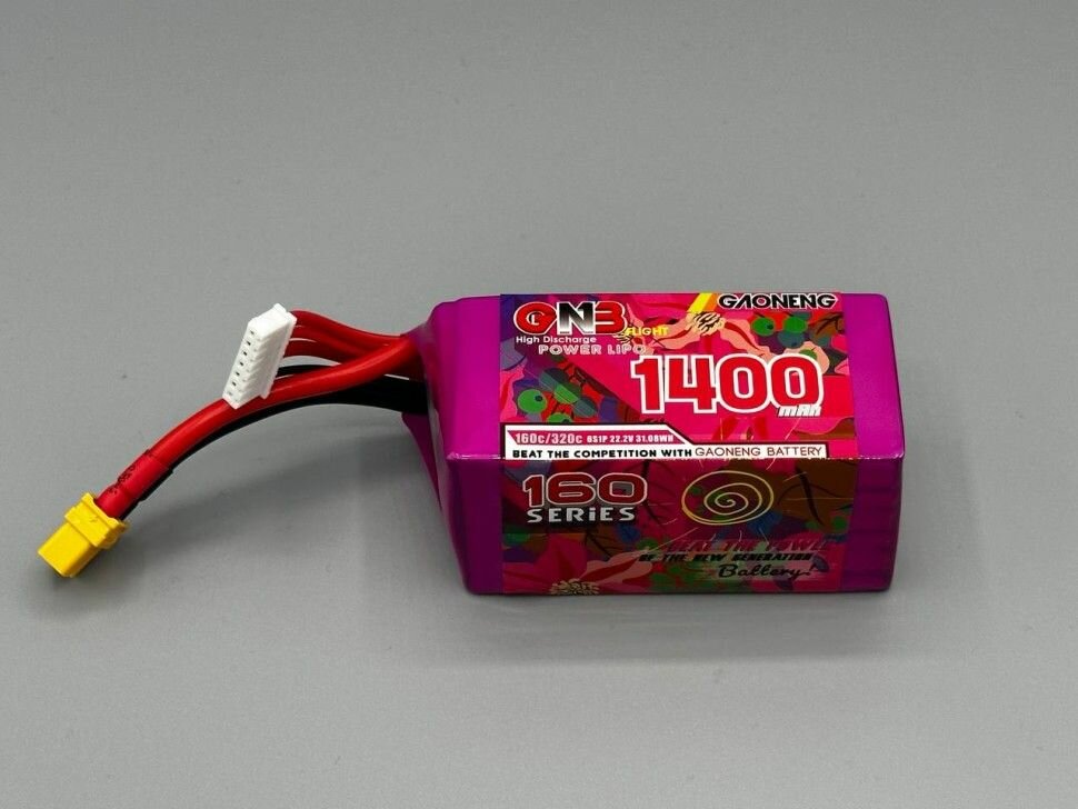 Аккумуляторная батарея GNB 00640 1400 мАч 6S XT60