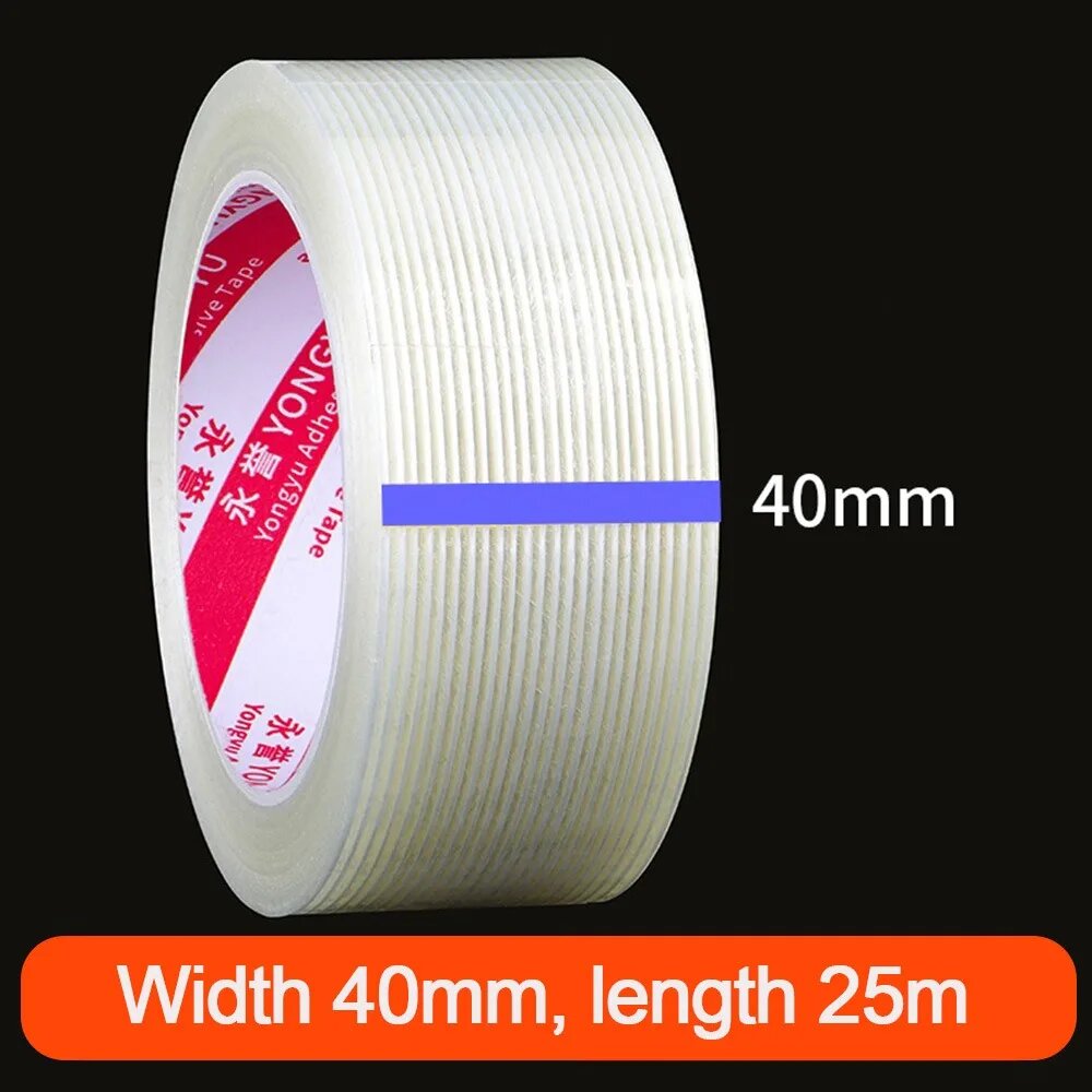 Прозрачная изоляционная лента из стекло волокна 25м