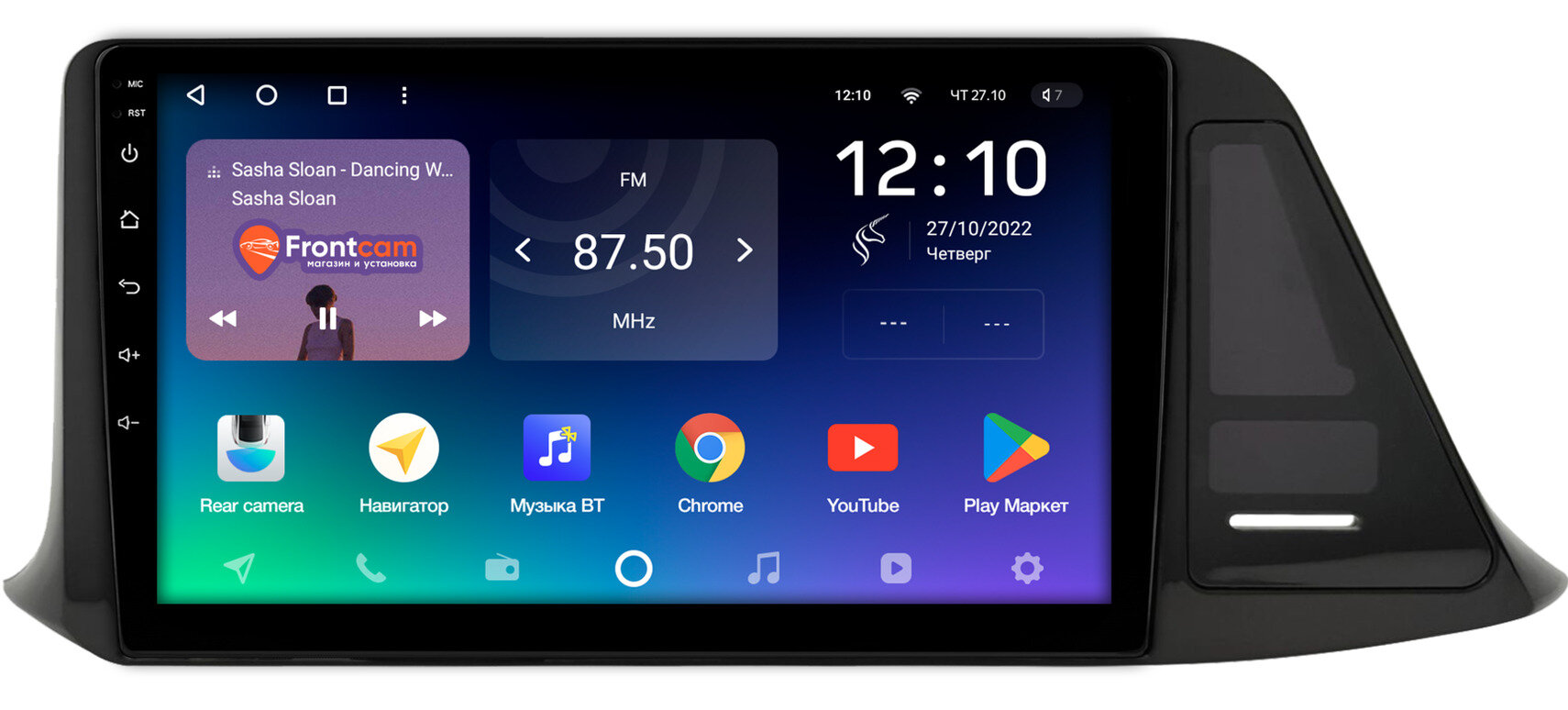 Штатная магнитола Toyota C-HR, Izoa 2018-2024 (левый руль) (комплектации с магнитолой 100x200mm) Teyes SPRO PLUS 4/64 9" RM-9-2033 Android 10 (4G-SIM,