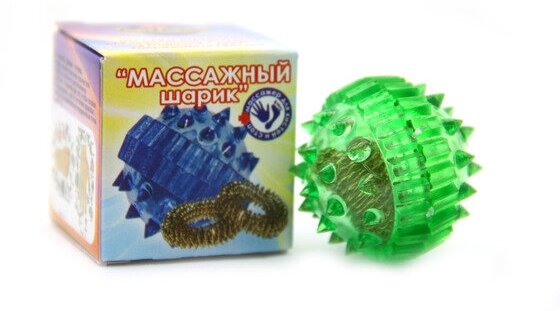 Акупунктурный массажер Торг Лайнс Массажный шарик + 2 кольца (Су Джок ...