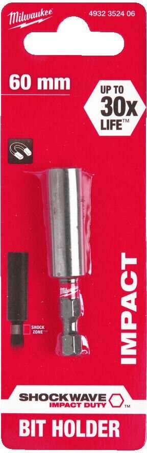 Milwaukee Магнитный держатель для бит ShW1/4 60мм 4932430478