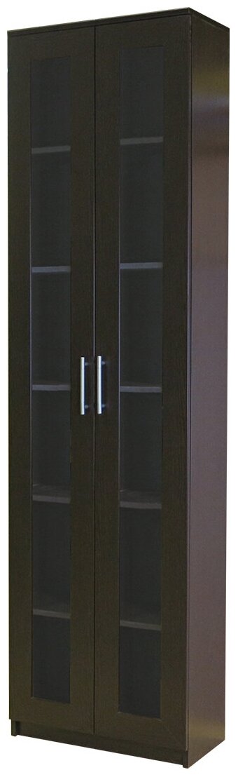 Книжный шкаф Симфония-1 библиотека распашной 60х30х220 см Венге