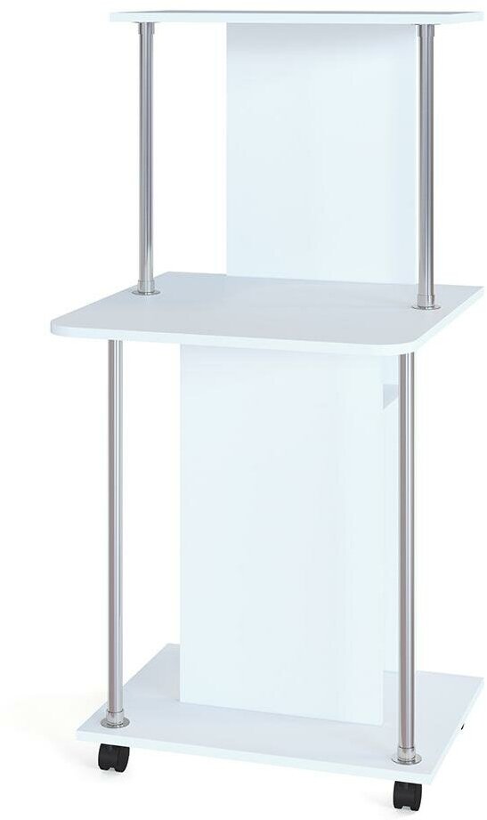 Компьютерный стол Hoff КСТ-12, 60х125,5х60 см, с надстройкой, цвет белый