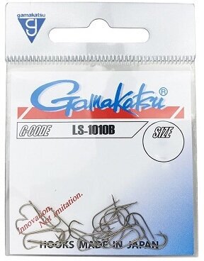 Крючки Gamakatsu LS-1010B Brown № 6 (25 шт. в упак) / гамакатсу