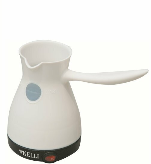 Турка электрическая KELLI KL-1445 белый на 4 чашки