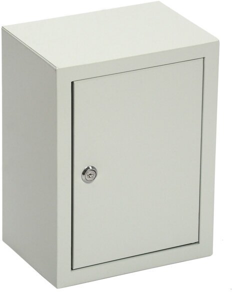 Шкаф 290х220х155мм светло-серый с монтажной платой без реек ЭРА Б0028757 ЩМП-3.2.1-0