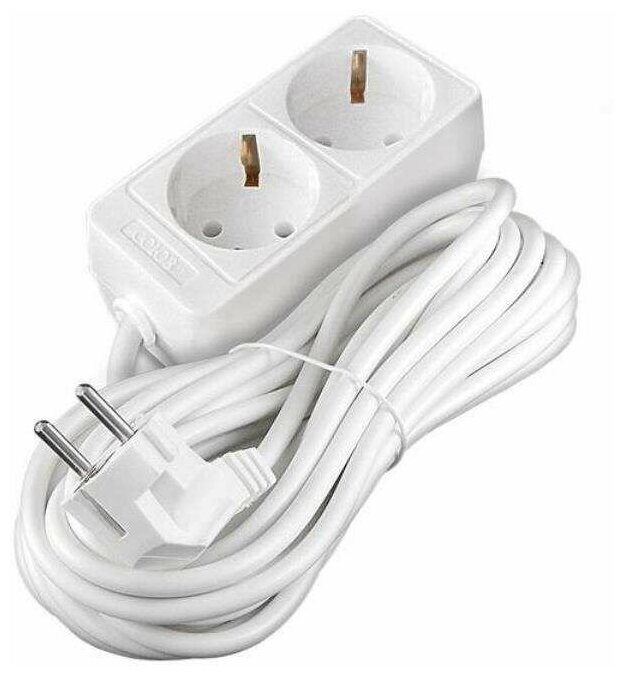 Удлинитель 2х3м с заземл. 10А IP20 2.2кВт ПВС Союз 481S-9203