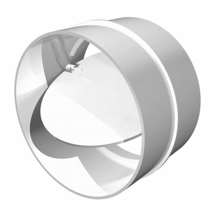 Соединитель круглый с обратным клапаном 125 скпо