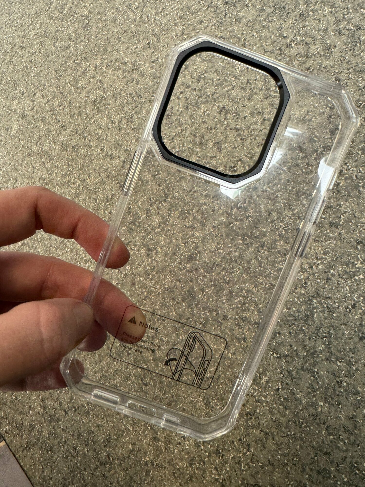 Чехол MyPads Uгud для iPhone 12 / 12 Pro тонкая пластиковая крышка прозрачная окантовка камеры черная MyPads