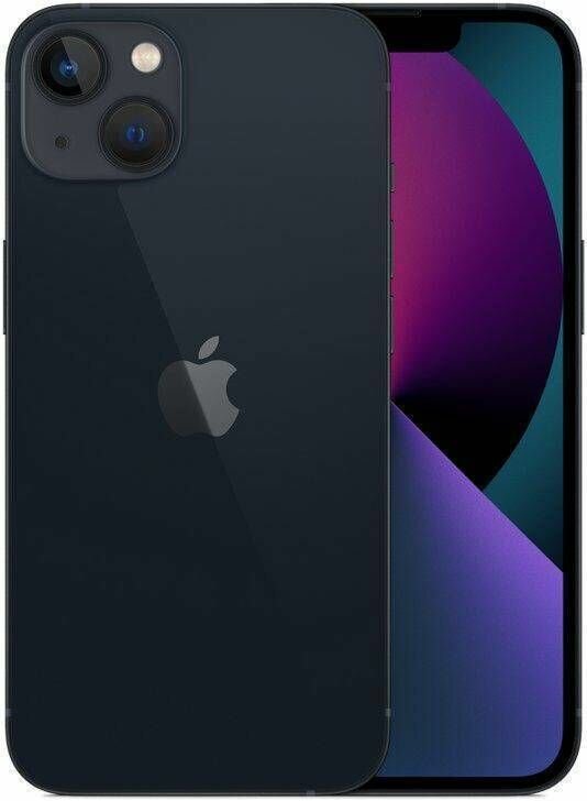 Новый, Смартфон, Apple iPhone 13 128 GB Midnight (Тёмная ночь)