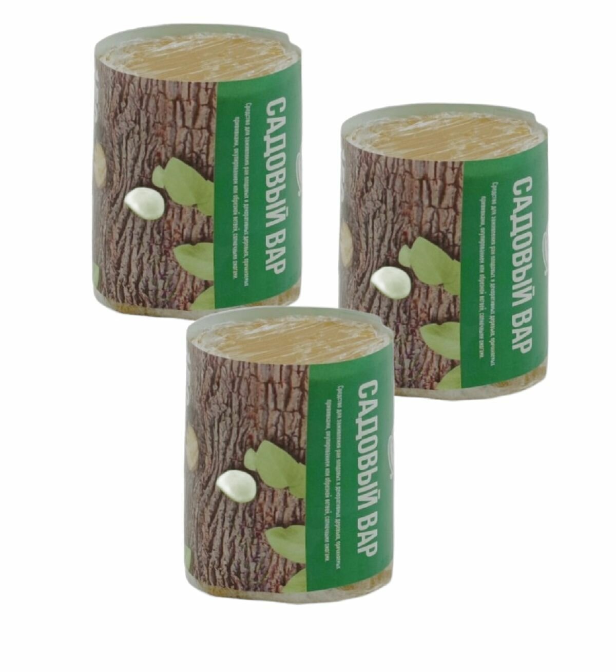 Вар садовый 2 шт по 200 г, для заживления ран плодовых и декоративных деревьев