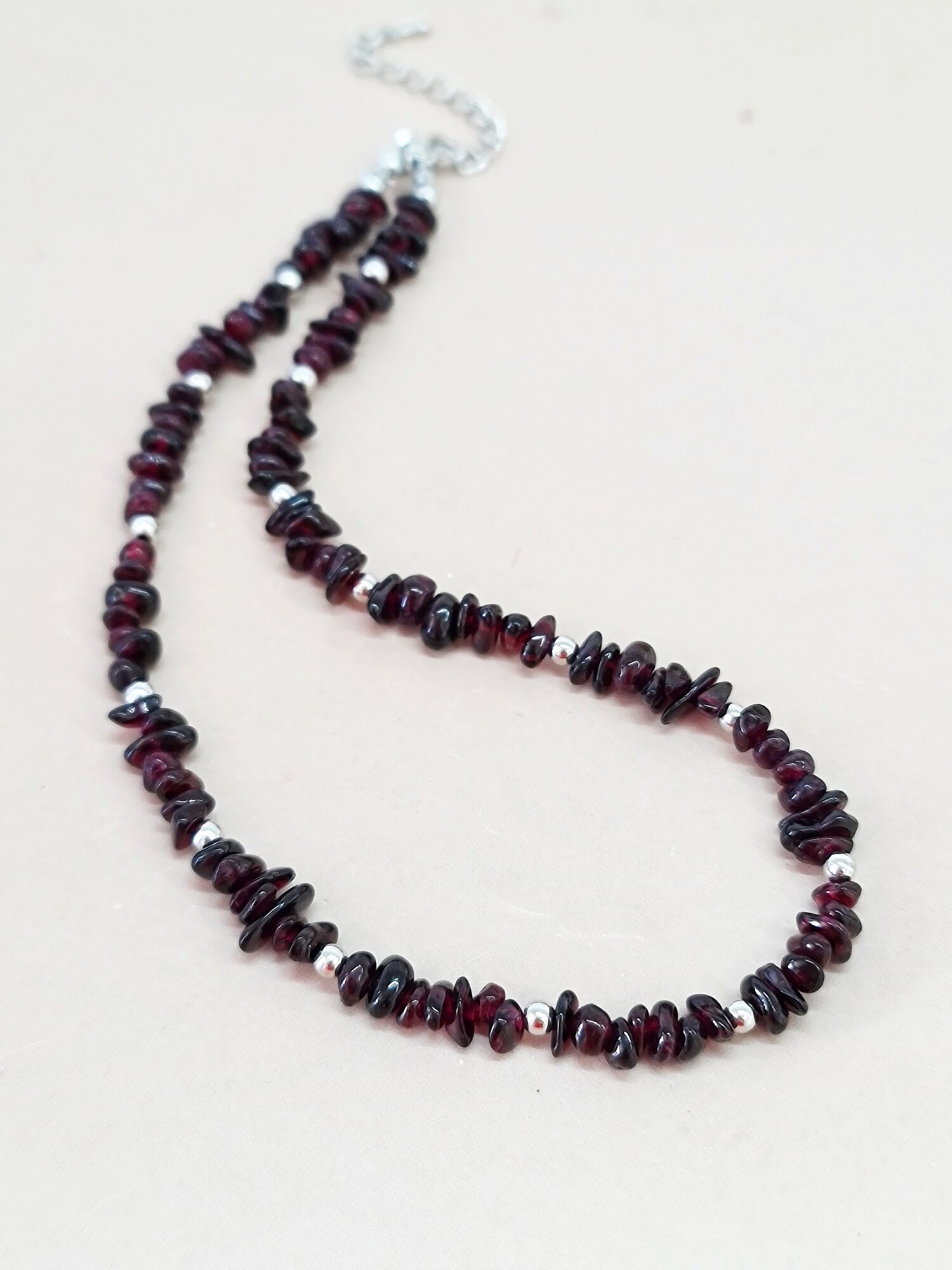 Колье, гранат