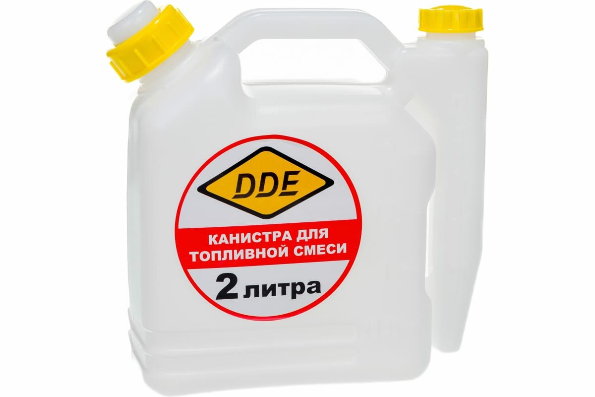 DDE 247-019 Канистра для топливной смеси с дозатором 2.0 л из ударопрочного пластика