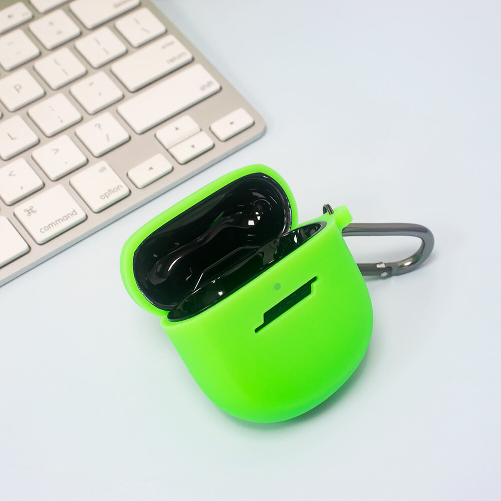Чехол силиконовый MyPads для беспроводных наушников Bose QuietComfort Earbuds, 2 зеленый