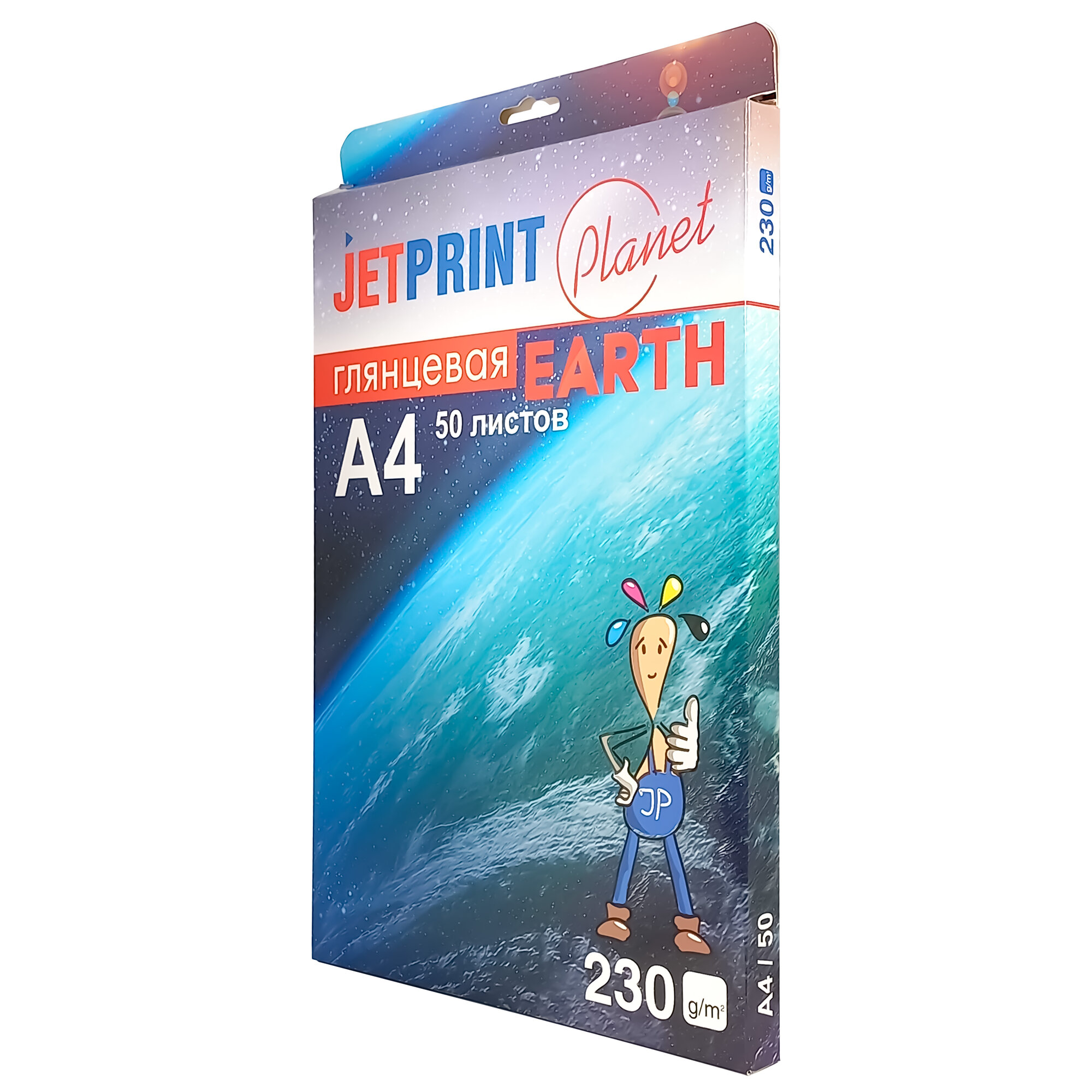 Фотобумага глянцевая Jetprint А4, 230 г/м2, 50 листов