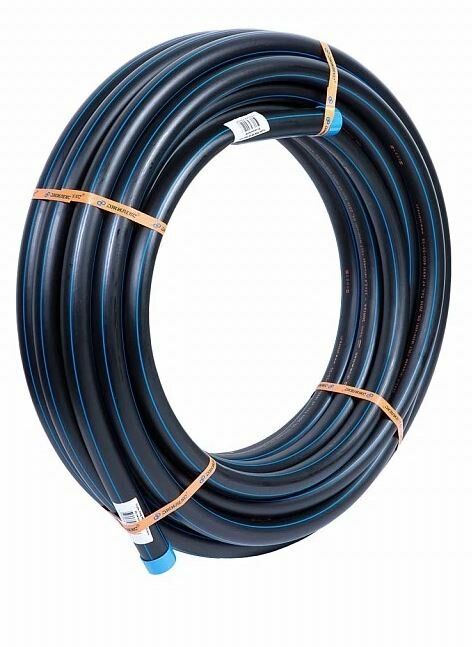 Труба ПНД PE100 ДЖИЛЕКС 25х1,6 PN 10, 9487, 20 м