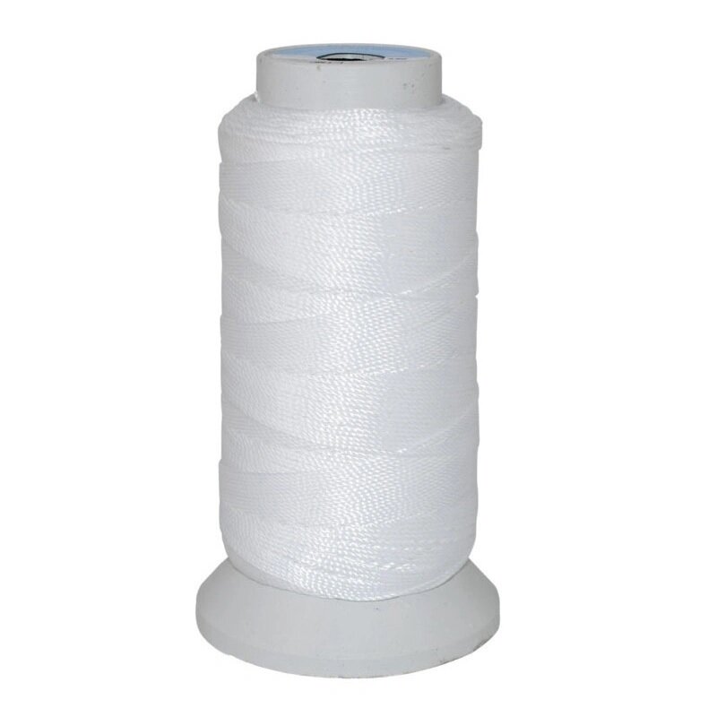 Капроновая нить 630D/3, цвет: Белый, толщина: 0,80 мм, намотка: 1000 м