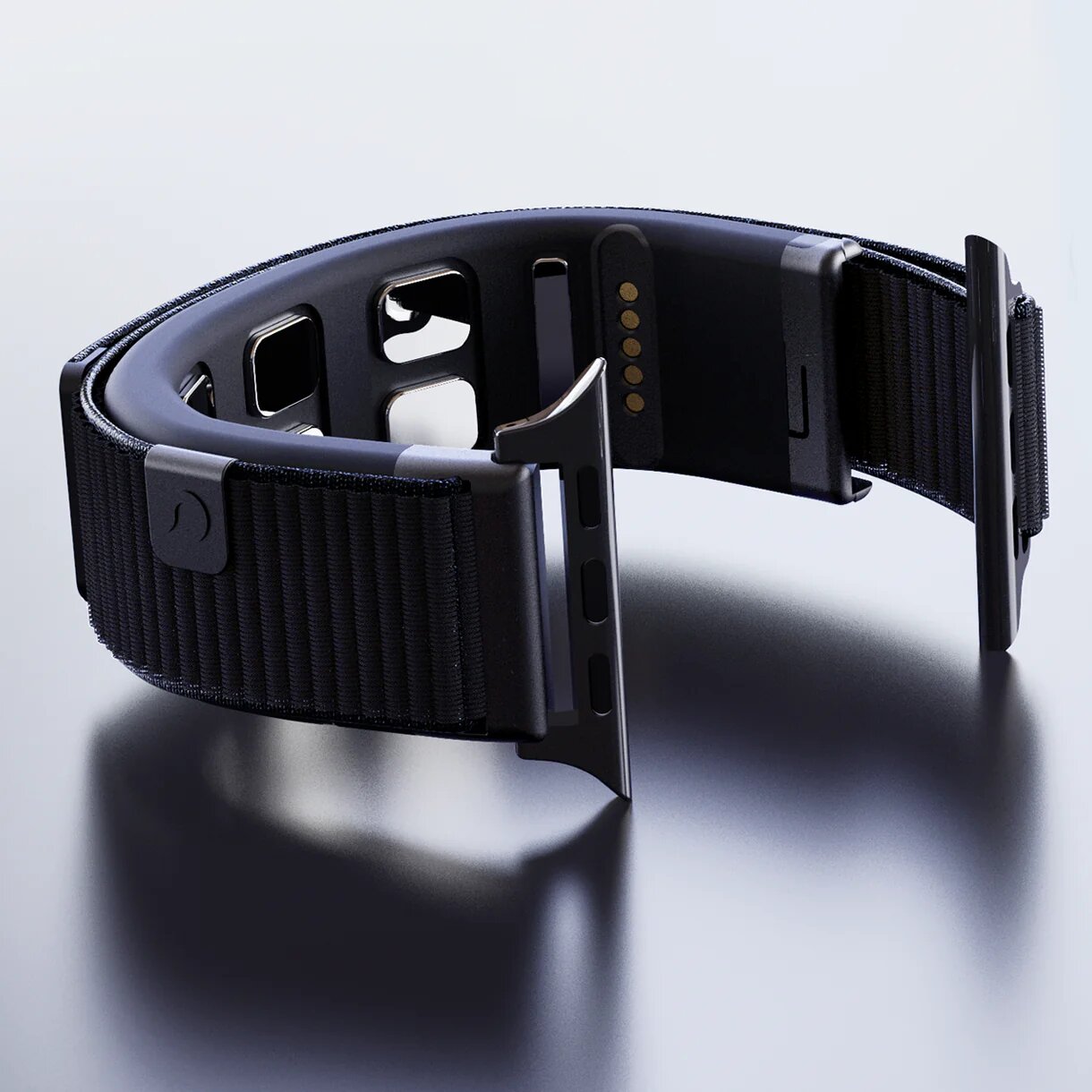 Ремешок MUDRA BAND Black для Apple Watch с функцией управления жестами (размер 38-41)