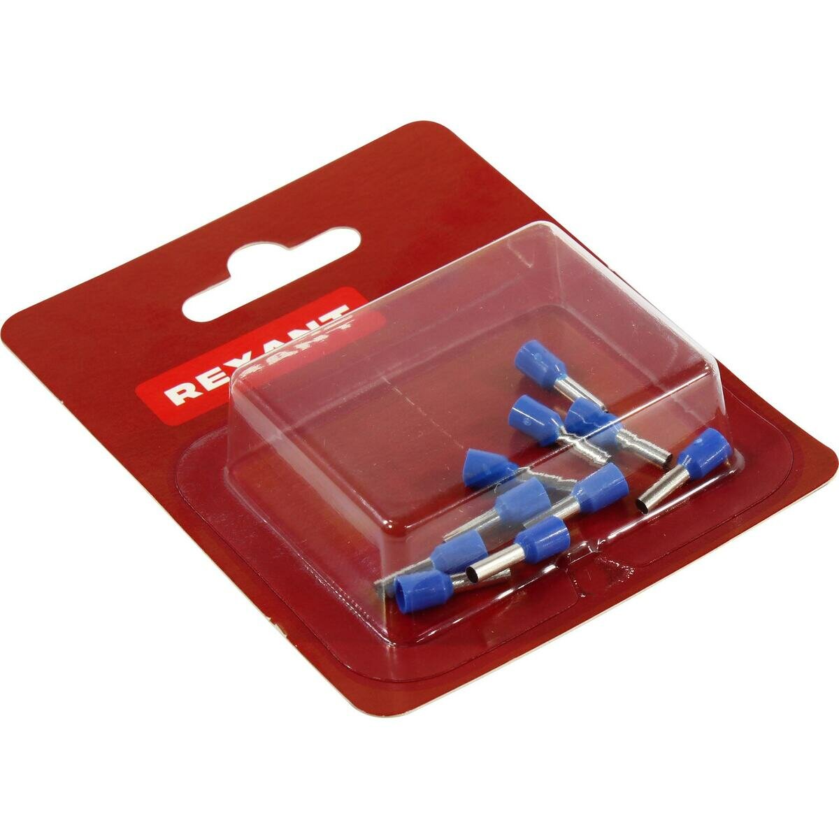 Rexant <06-0407-A> Наконечник штыревой втулочный изолированный, (2.5 кв. мм, 8 мм, синий) уп 10шт