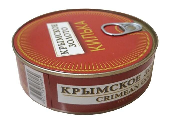 Упаковка из 24 банок Килька в томате "Крымское золото" каспийская 240г (с ключом) Балт-Фиш плюс
