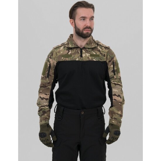 Футболка Remington SW Remington Tactical Frog Long Sleeve Zipper Collar CP разм. XL (размер росс. 52-54)