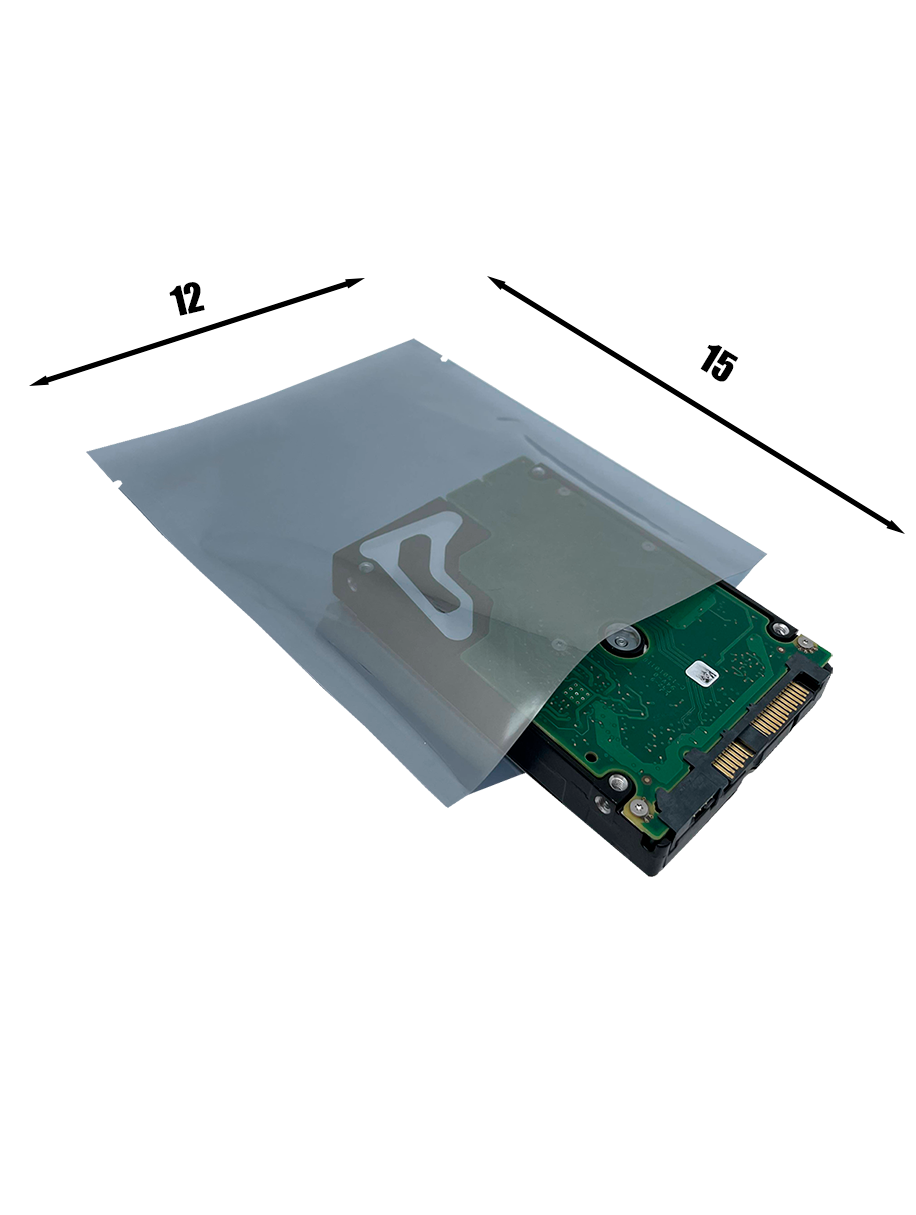 Антистатический пакет, размер 12x15 см, 30 шт в упаковке