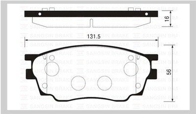Передние тормозные колодки для Mazda 6 1.8 2002 года, гарантия качества и долговечности