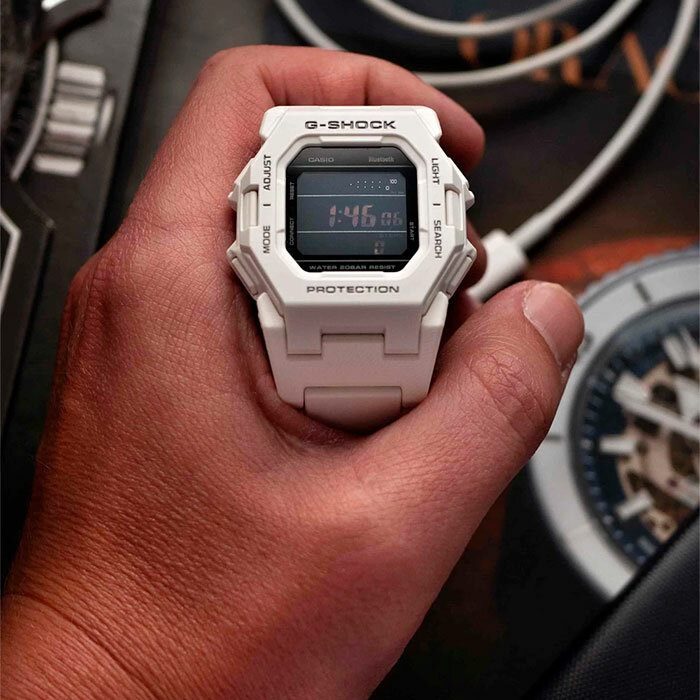 Наручные часы CASIO G-Shock, черный, белый — фото 1