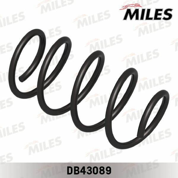MILES Пружины передней подвески(комплект 2шт) HUYNDAI SOLARIS/KIA RIO (АКПП) 11- (LESJOFORS 40 372 68) DB43089