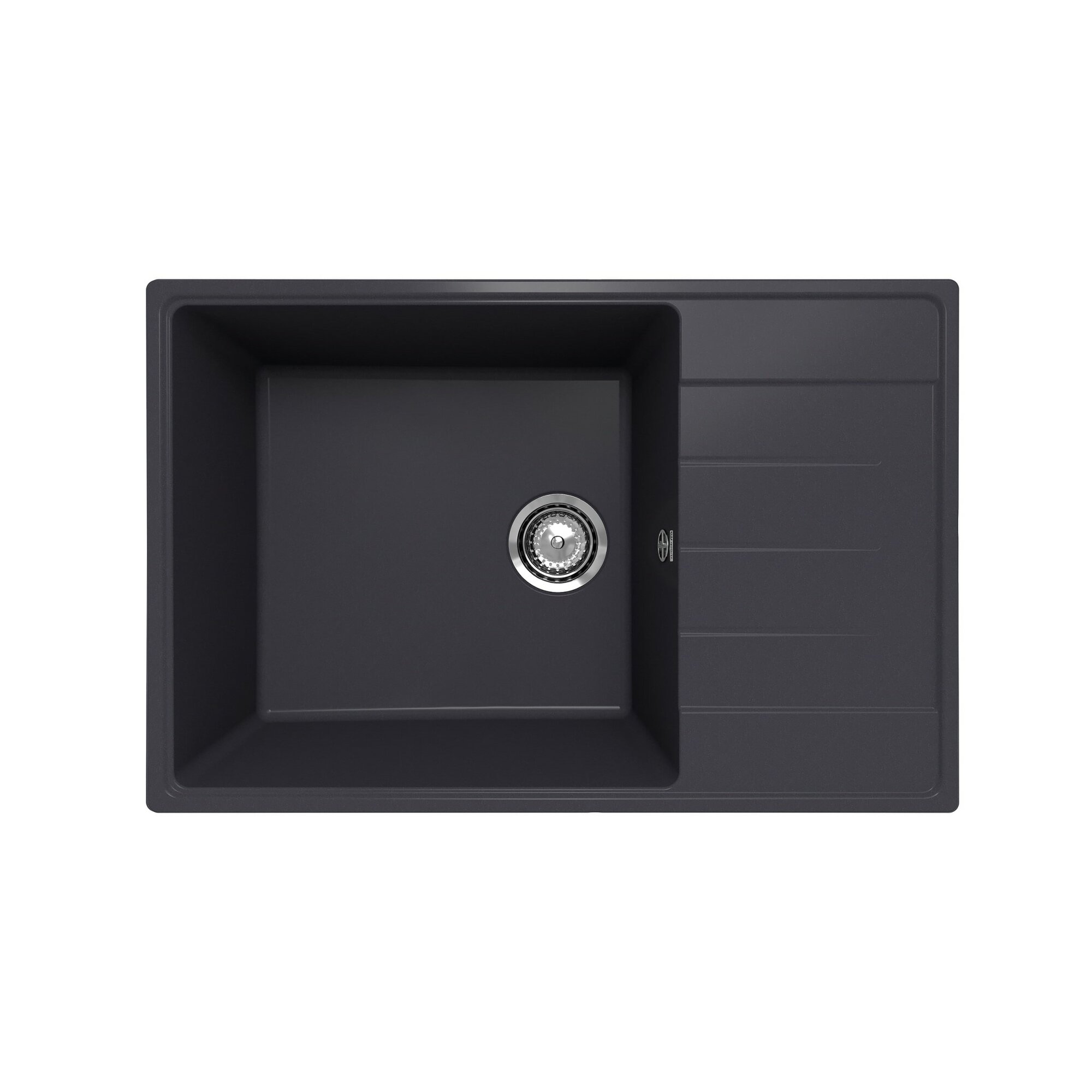 Кухонная мойка Ulgran 76x50 см Prima 760-08 кварцевый композит, космос