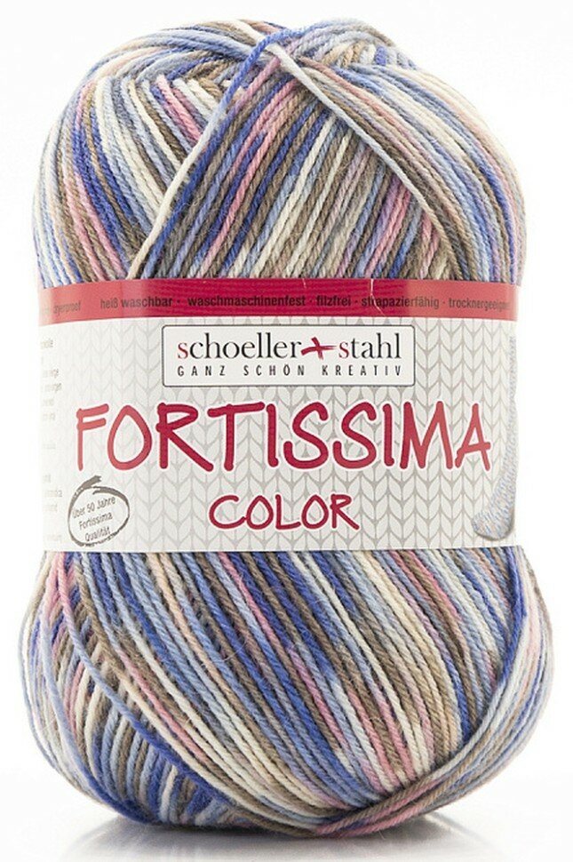Пряжа Austermann 90028 Fortissima Socka 4-fach color 100 г 420 м #2500