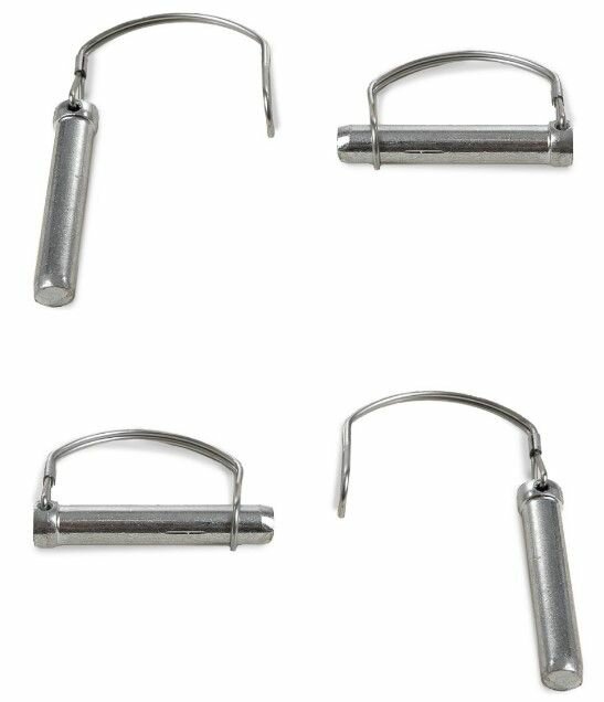 Ось петли борта прицепа с хомутом D12 мм. (2 шт.)