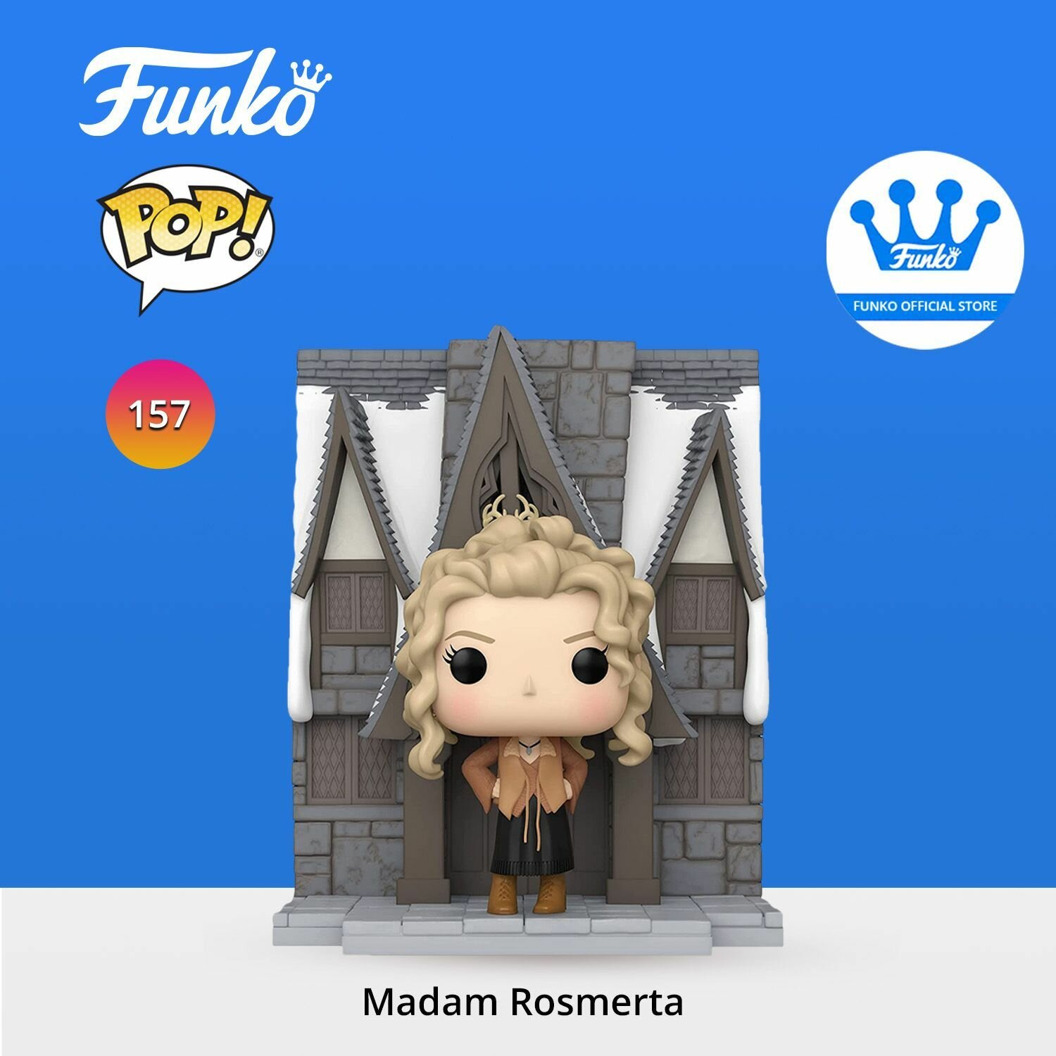 Фигурка Funko POP! Deluxe Harry Potter Hogsmeade Madam Rosmerta w/The Three Broomsticks/Фанко ПОП по мотивам франшизы "Гарри Поттер", Мадам Розмерта