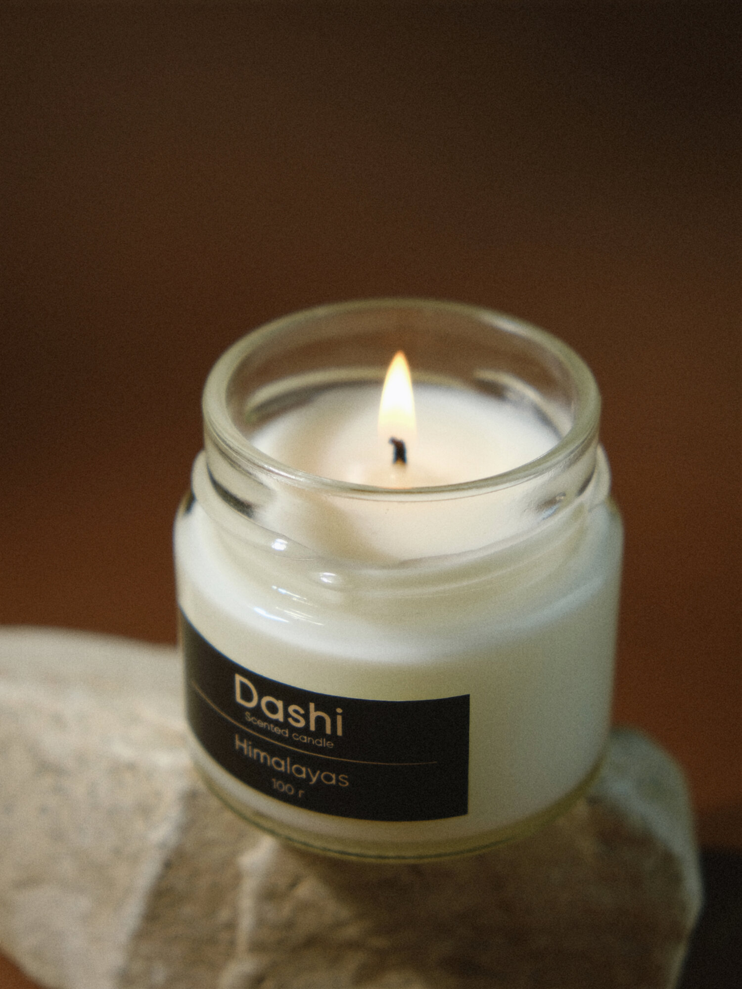 Свеча ароматическая Himalayas из натурального оливкового воска