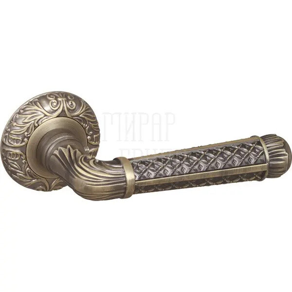 Дверные ручки на раздельном основании Fuaro (Фуаро) "LORD" SM темная бронза