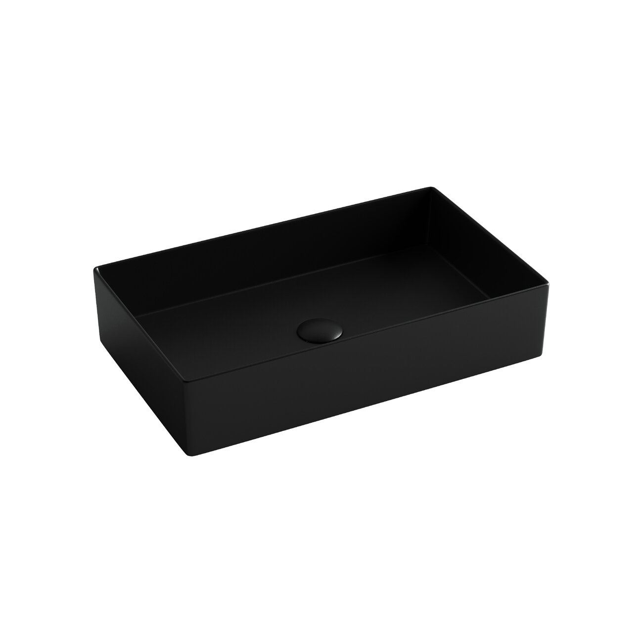 Раковина Ceramicanova (Керамиканова) Element накладная 130х601х361 мм CN6070MB Черный матовый