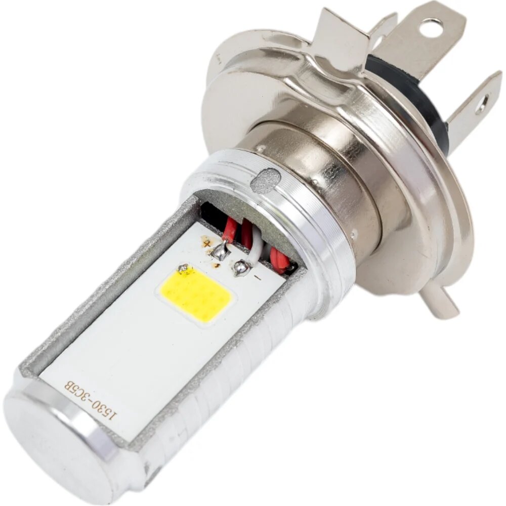 Светодиодная мотоциклетная лампа Nord-Yada 10-36V H4 2*7.5W COB блистер 908462