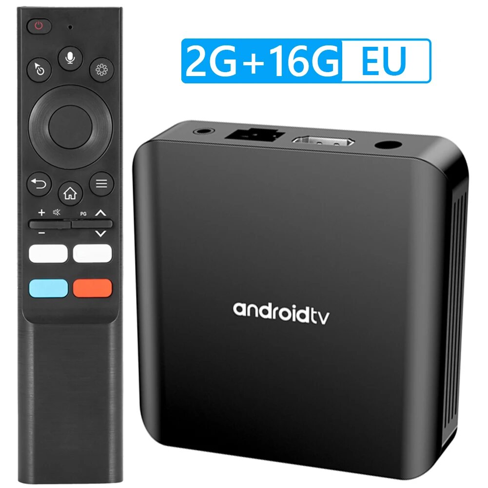 Android TV Box 2G+16G EU, Европейская вилка