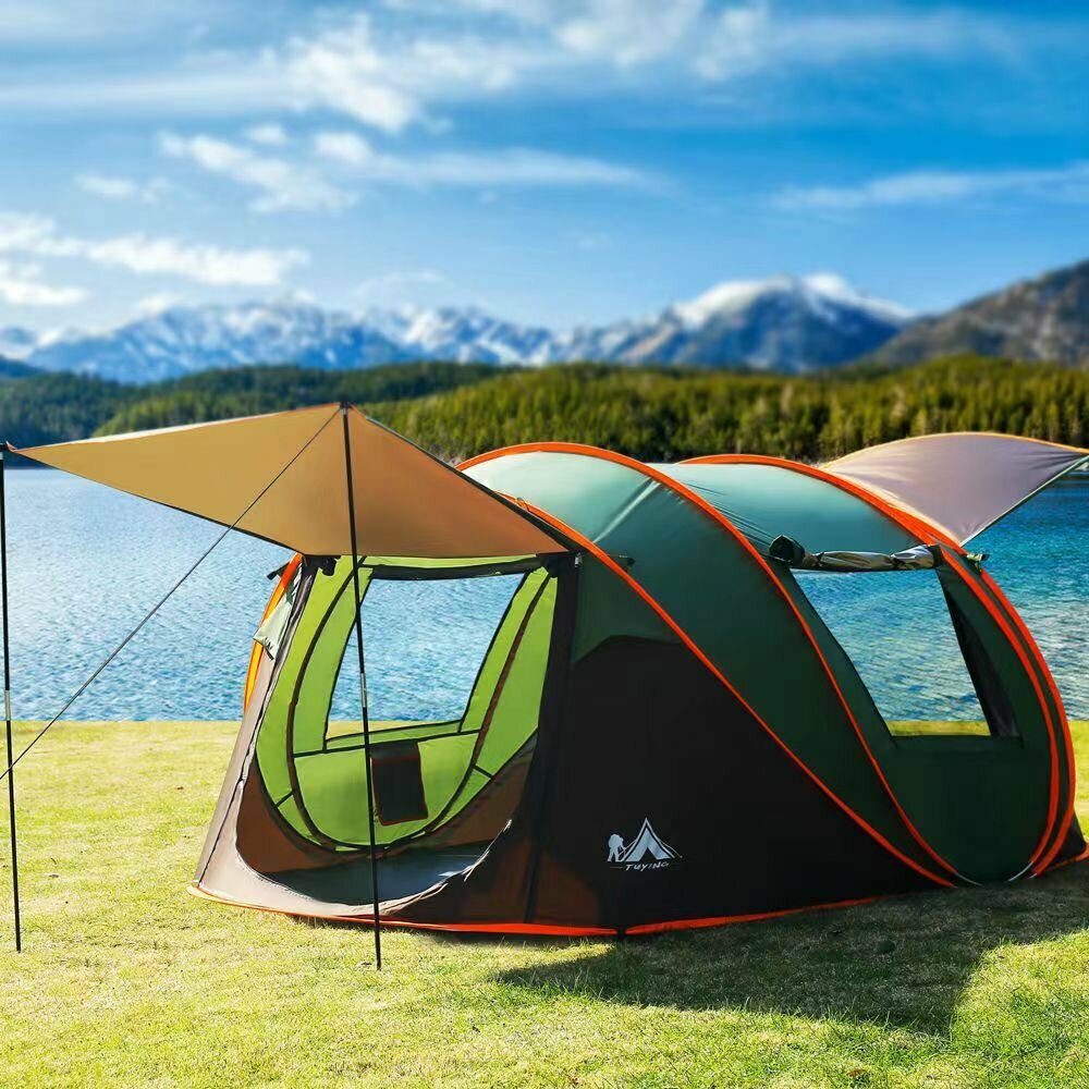 Лагерь палатка автоматическая 5-8-местная круглая палатка 280x200х120 см