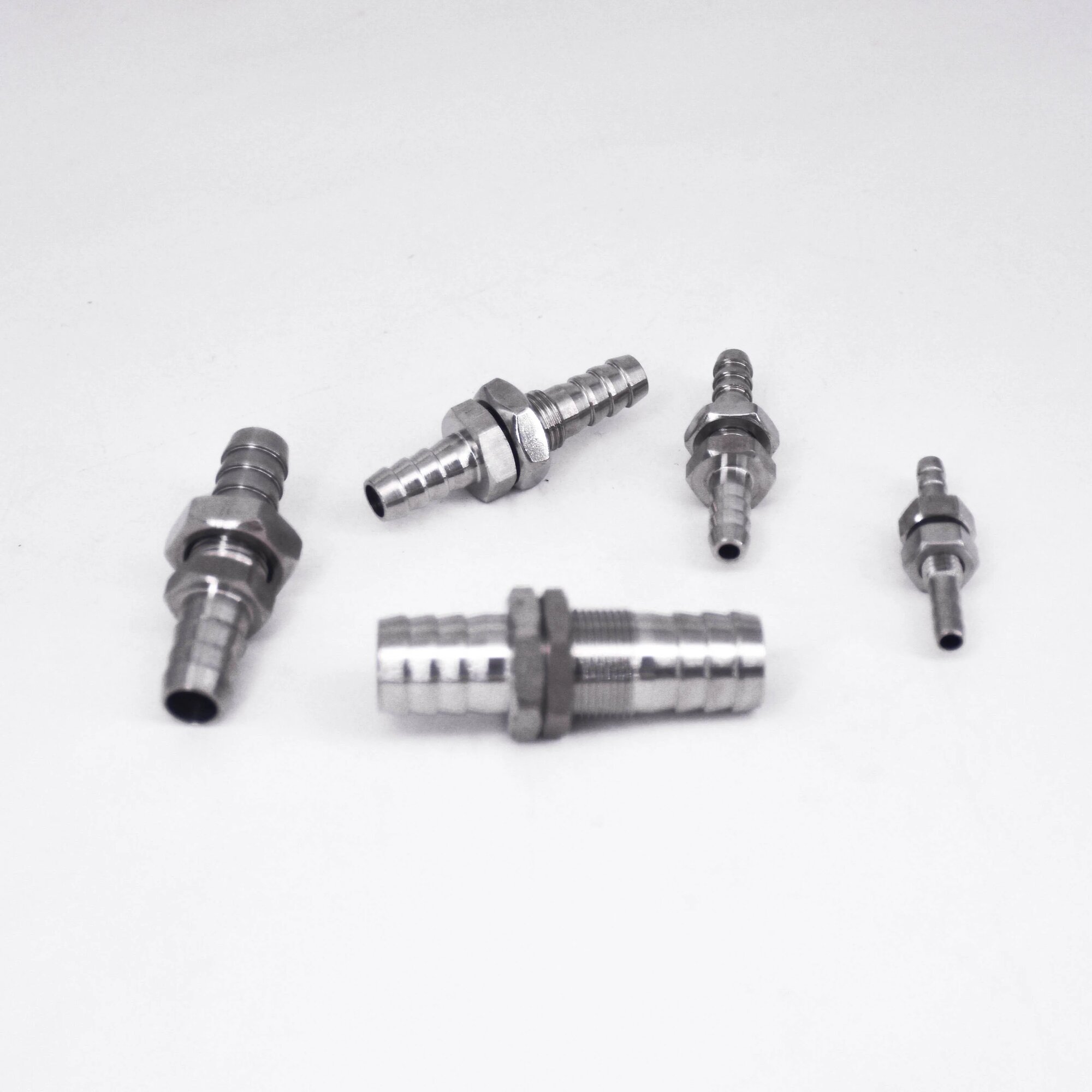 Штуцер для шланга из нержавеющей стали 304, 3mm