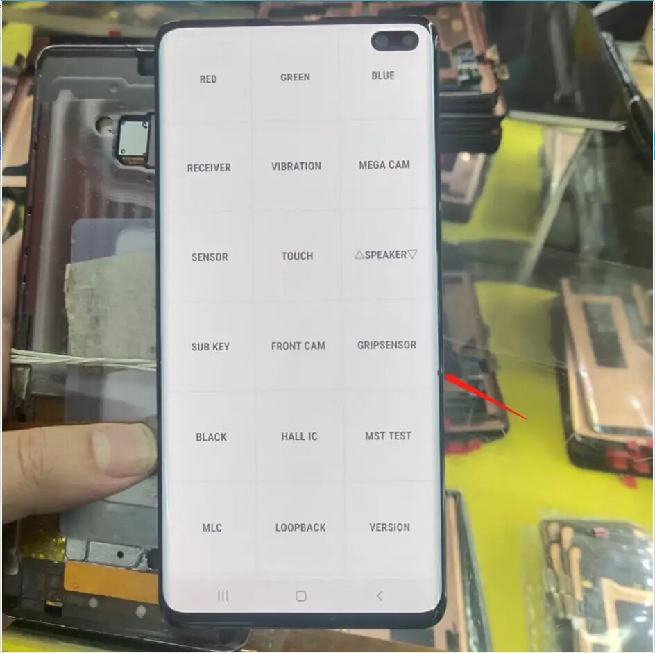 Небольшие битые пиксели, дефекты для Samsung S10 SM-G973F/DS и S10 Plus SM-G975F/DS G975U, ЖК-дисплей, сенсорный экран, дигитайзер