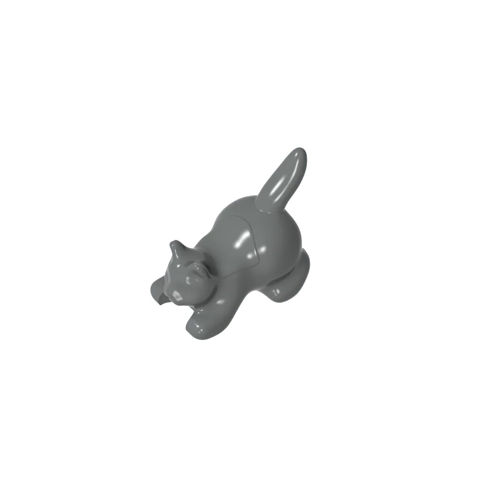 Пластиковые блоки Gobricks 14+, серый (072)