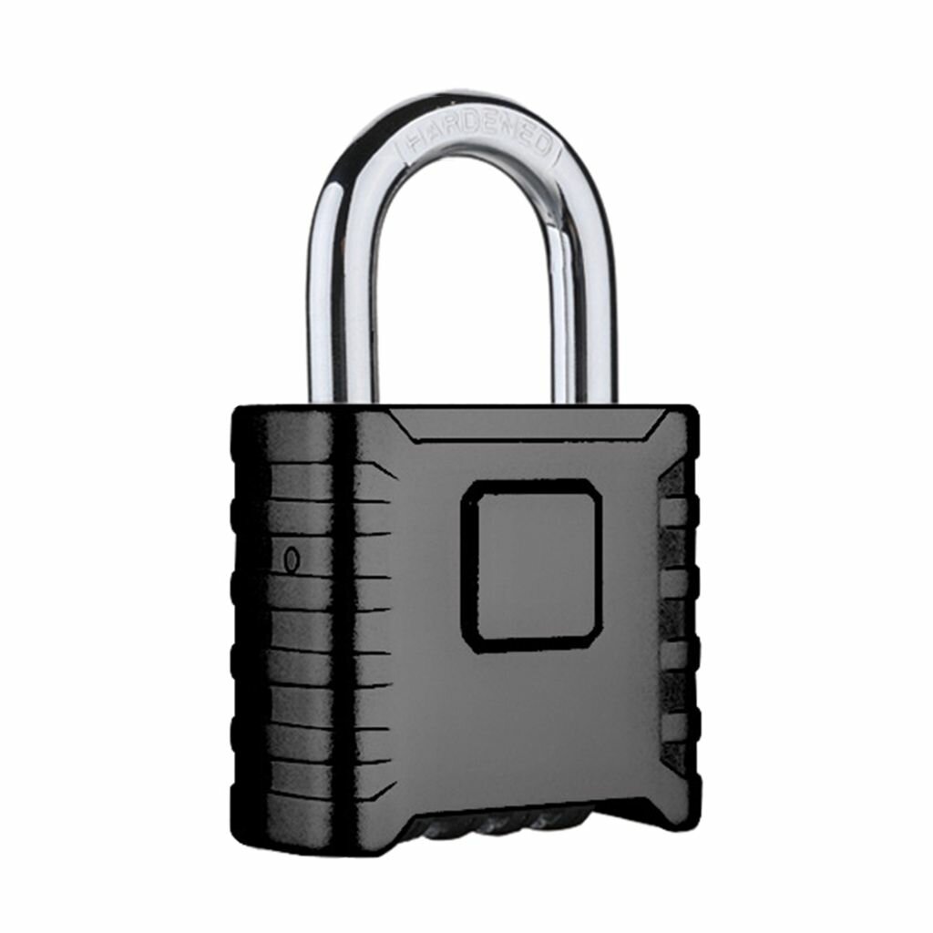 Сверхмощный на открытом воздухе кодовый замок 52 мм, большой 4-кодовый код безопасности, устойчивый к атмосферным воздействиям для ворот загородки
