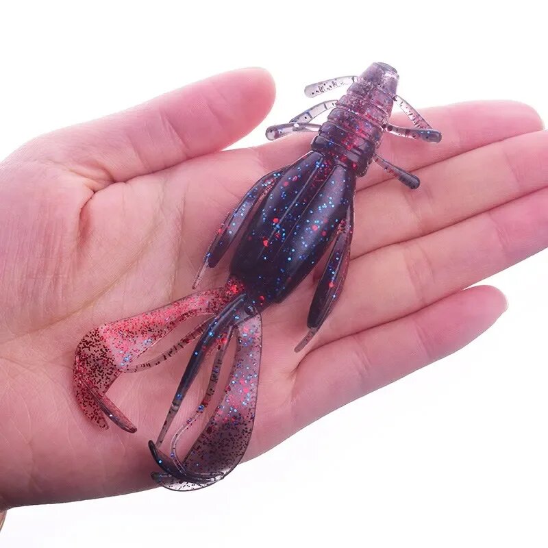 Мягкая приманка WDAIREN Crazy Crayfish, бирюзовый, D