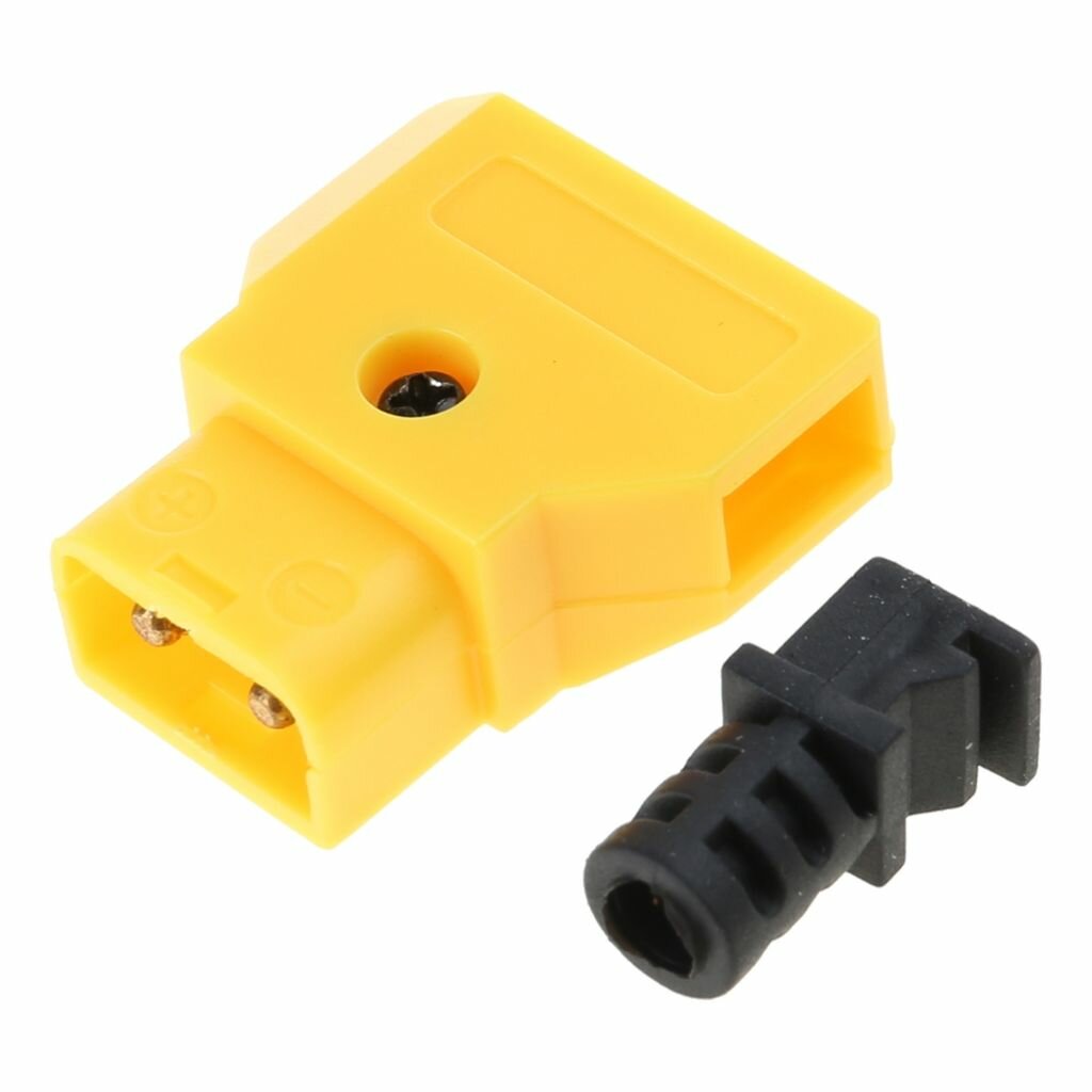 Цветной аккумулятор с разъемом D tap B хвостовиком карты-желтый-4,7 мм