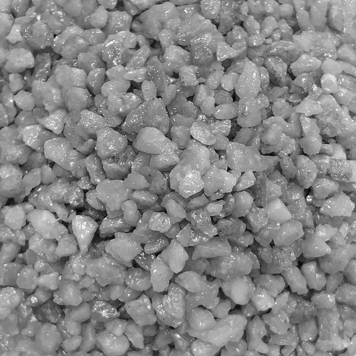 Натуральный грунт для кактусов, суккулентов и растений Zoo One "Серый металлик", природный, фракция 2-5 мм, 1 кг