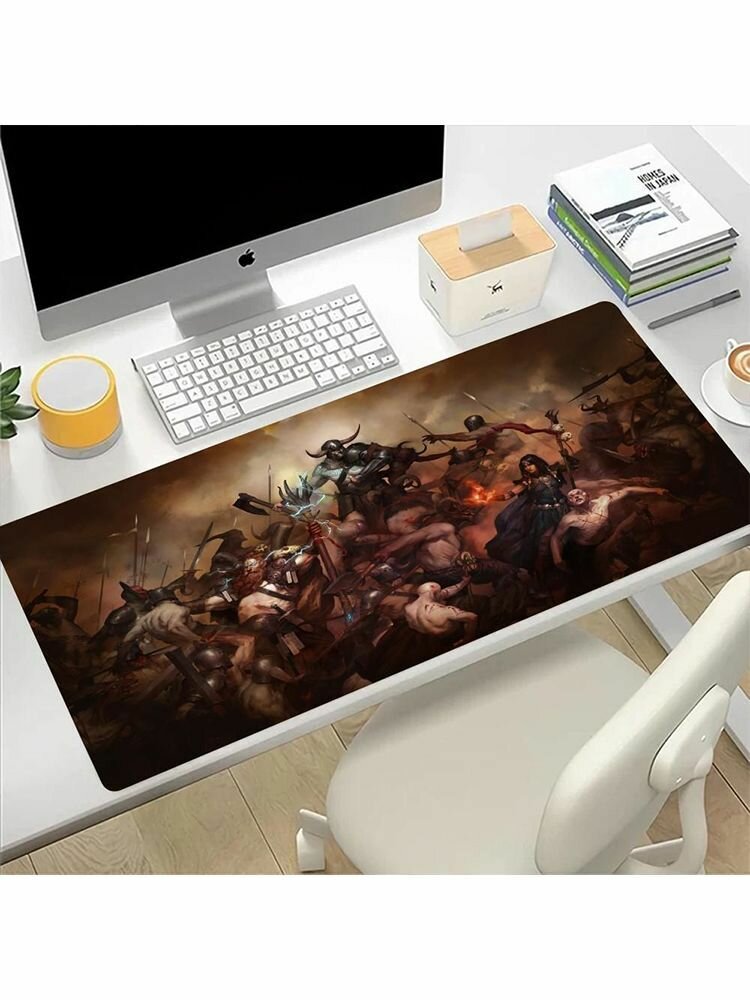Коврик для мыши DIABLO Diablo XXL, нескользящий, прошитые края