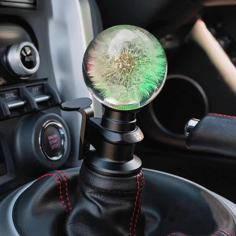 Автомобильный рычаг переключения передач универсальный 5,44 мм, автомобильная тюнинговая круглая подушечка для рычага переключения передач в виде одуванчика